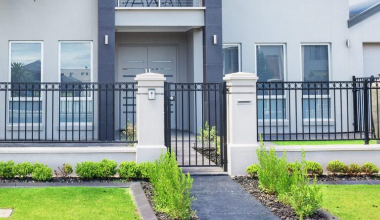 Pedestrian Gates and Fence Paneling Matching Custom Gate